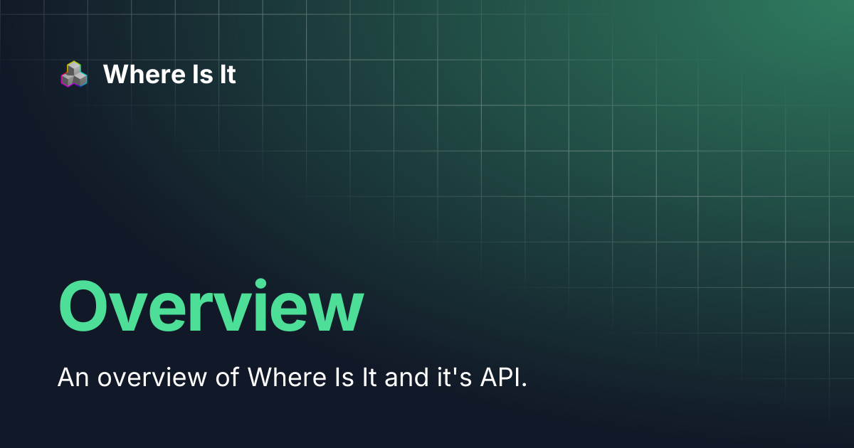 Overview | Where Is It